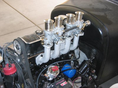 down draft weber 44’s with custom IR intake | MyRideisMe.com