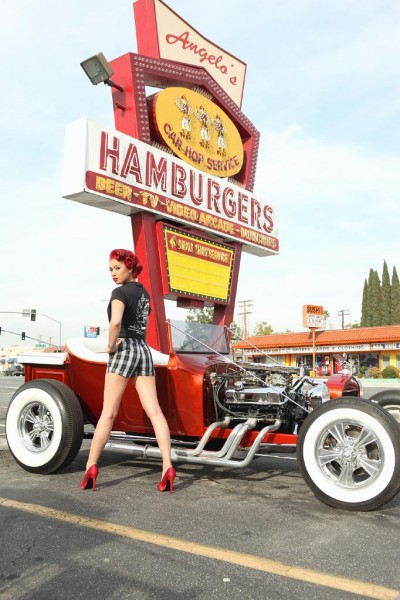 Hot Rod Pinup Erica Vaughn as Pinup of the Month | MyRideisMe.com