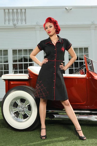 Hot Rod Pinup Erica Vaughn as Pinup of the Month | MyRideisMe.com