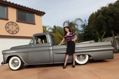 Hot Rod Pinup of the Month - Mimi La Minkz | MyRideisMe.com