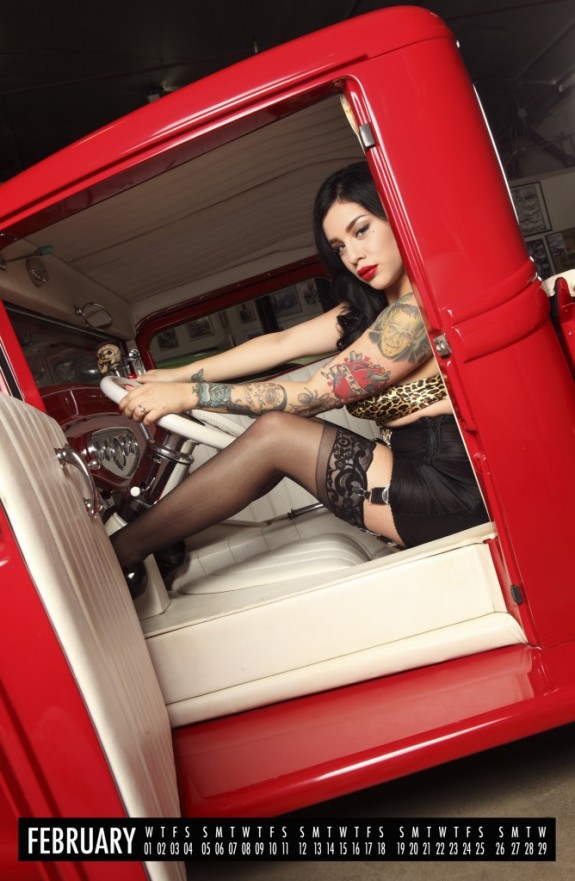 2012 Hot Rod Pin up Calendar - The Deck is Stacked! | MyRideisMe.com