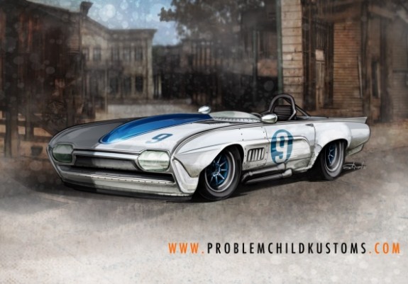 Cool Drawings of Cars - From the Mind of Problem Child Kustoms ...